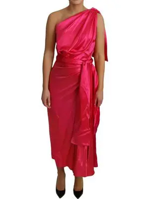 DOLCE & GABBANA Dolce & Gabbana One-Shoulder Draped Maxi Dress