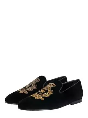 Dolce & Gabbana Milano Slippers - Black