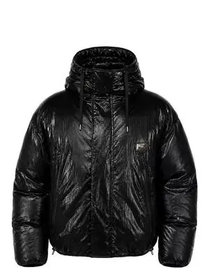 DOLCE & GABBANA Dolce & Gabbana Quilted Jacket With Logo Plaque
