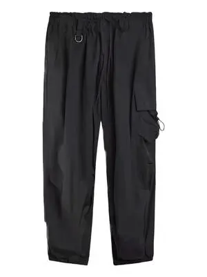 Y3 Side Stripe Wide-leg Track Pants - Black
