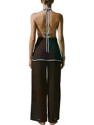 BAOBAB Renata Overlay-skirt Trousers - Brown