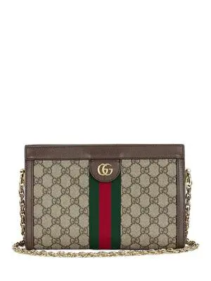 FWRD RENEW Gucci Ophidia Shoulder Bag - Brown