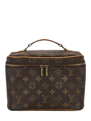 LOUIS VUITTON Monogram Nice Bb Vanity Case - Brown