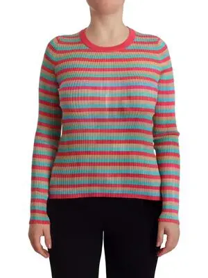 DOLCE & GABBANA Dolce & Gabbana Ribbed Knit Striped Sweater