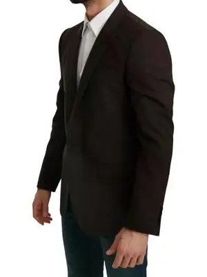 Dolce & Gabbana Peaked-lapel Single-breasted Blazer - Brown