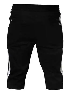 Dolce & Gabbana Side-stripe Drawstring Shorts - Black