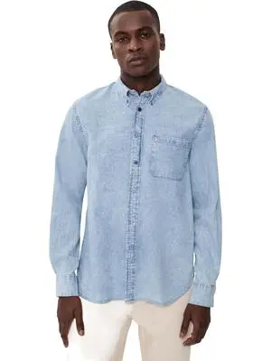 Paul Smith Long Sleeve Casual Fit Shirt - Medium Blue
