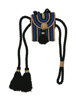 MERCI C'EST VINTAGE Yves Saint Laurent Tasseled Belted Pouch