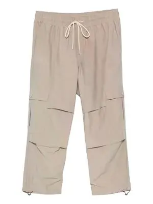 YES LONDON Cargo Drawstring Trousers - Neutrals