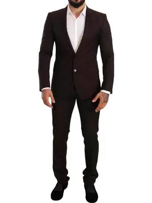 Dolce & Gabbana Martini Slim-fit Suit - Brown