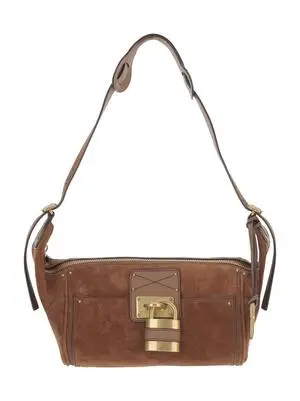 Chloé Paddington Suede Crossbody Bag - Brown