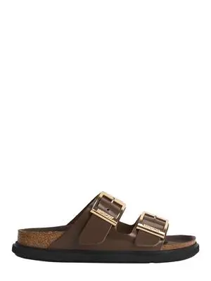 BIRKENSTOCK Arizona Leather Sandals - Marrone