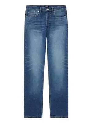 A.p.c. Straight Leg Jeans - Blu