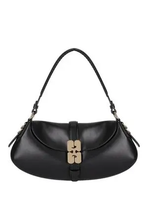 GANNI Kat Baguette Bag - Black