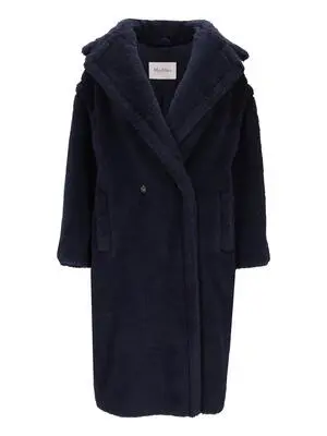 Max Mara Teddy Bear Icon Coat - Blu Marino