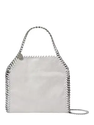 Stella McCartney Falabella Mini Bag Eco Shaggy Deer W/stainless Steel Chain - Grey