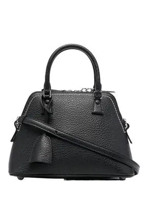 MAISON MARGIELA Leather 5ac Tote Bag - Black