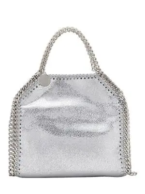 Stella McCartney Tiny Falabella Two Way Tote Bag - Silver