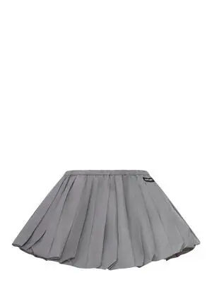 Miu Miu Pleated Skirt - Piombo