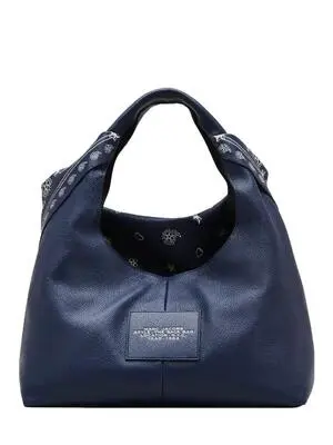Marc Jacobs Bandana Leather Sack Bag - Navy Multi