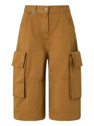 Pinko Albareto Gabardine Bermuda Shorts - Bronzo