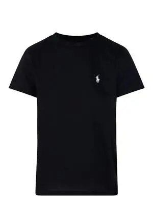 Ralph Lauren Logo Knit T-shirt - Black