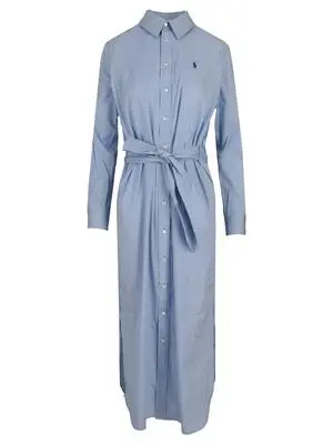 Ralph Lauren Woven Shirt Dress - Blue