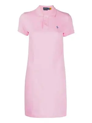 Ralph Lauren Polo Shirt Dress Short Sleeve - Pink