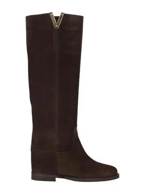 VIA ROMA 15 Knee High Boots - Red