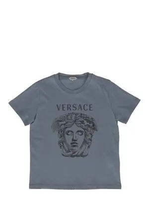 Versace Medusa Outline T-shirt - Blu
