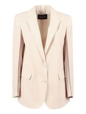 Fabiana Filippi Frescolana Blazer With Back Drawstring - Red