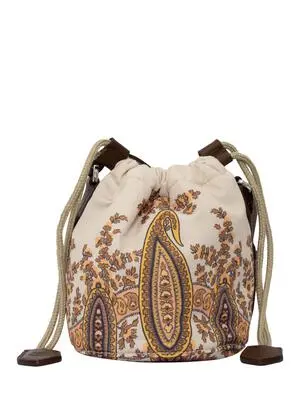 Etro Paisley Print Drawstring Shoulder Bag - Other