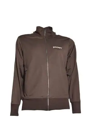 Palm Angels Zip-up Track Jacket - Marrone