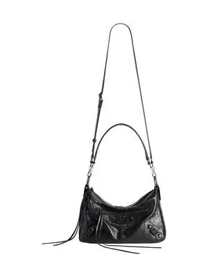 Balenciaga Le City Moto Bag - Black