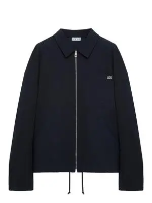 Loewe Anagram Appliqué Denim Jacket - Navy
