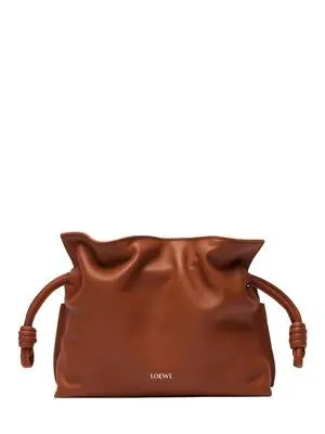 Loewe Flamenco Mini Clutch - Brown