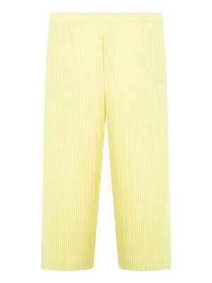 Issey Miyake Pleated Trousers - Yellow