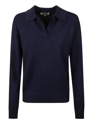 MC2 SAINT BARTH Eze Long Sleeve Polo T-shirt - Blue