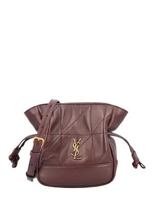 Saint Laurent Jamie Leather Mini Bag - Red