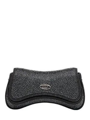 DIESEL® Play Embellished Crossbody Bag - Black