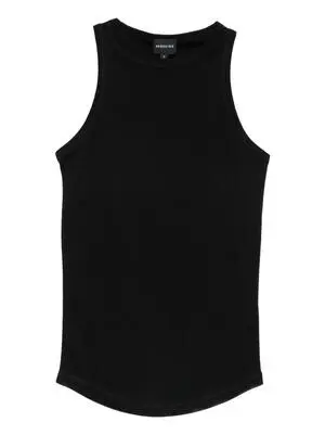 HERSKIND Sabina Racer Back Cotton Tank Top - Black