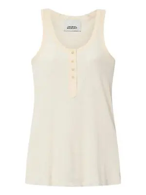 Isabel Marant Étoile Helma Silk Top - Beige