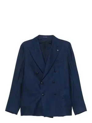 Tagliatore Monte Carlo Double-breasted Jacket - Blue