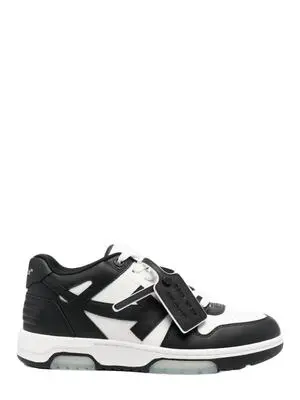 Off-White Out Of Office" Leather Sneakers - Black