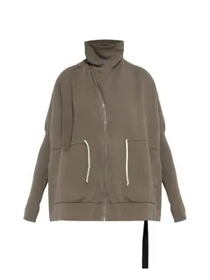 Rick Owens Mountain Sail Zip-up Sweatshirt - Grey