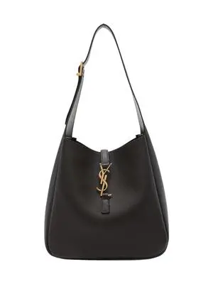 Saint Laurent Saint Laurent Le 5 À 7 Small Leather Shoulder Bag Brown