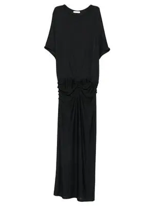 THE ROW Delyra Long Dress - Black