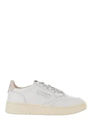AUTRY Medialist Low Leather Sneakers - Silver