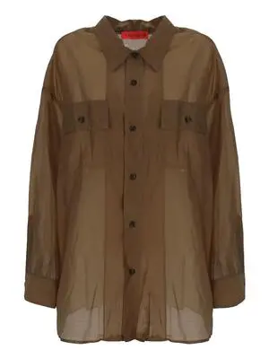 THE LATEST Long-sleeve Shirt - Brown