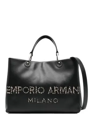 Emporio Armani Myea Medium Shopping Bag - Black